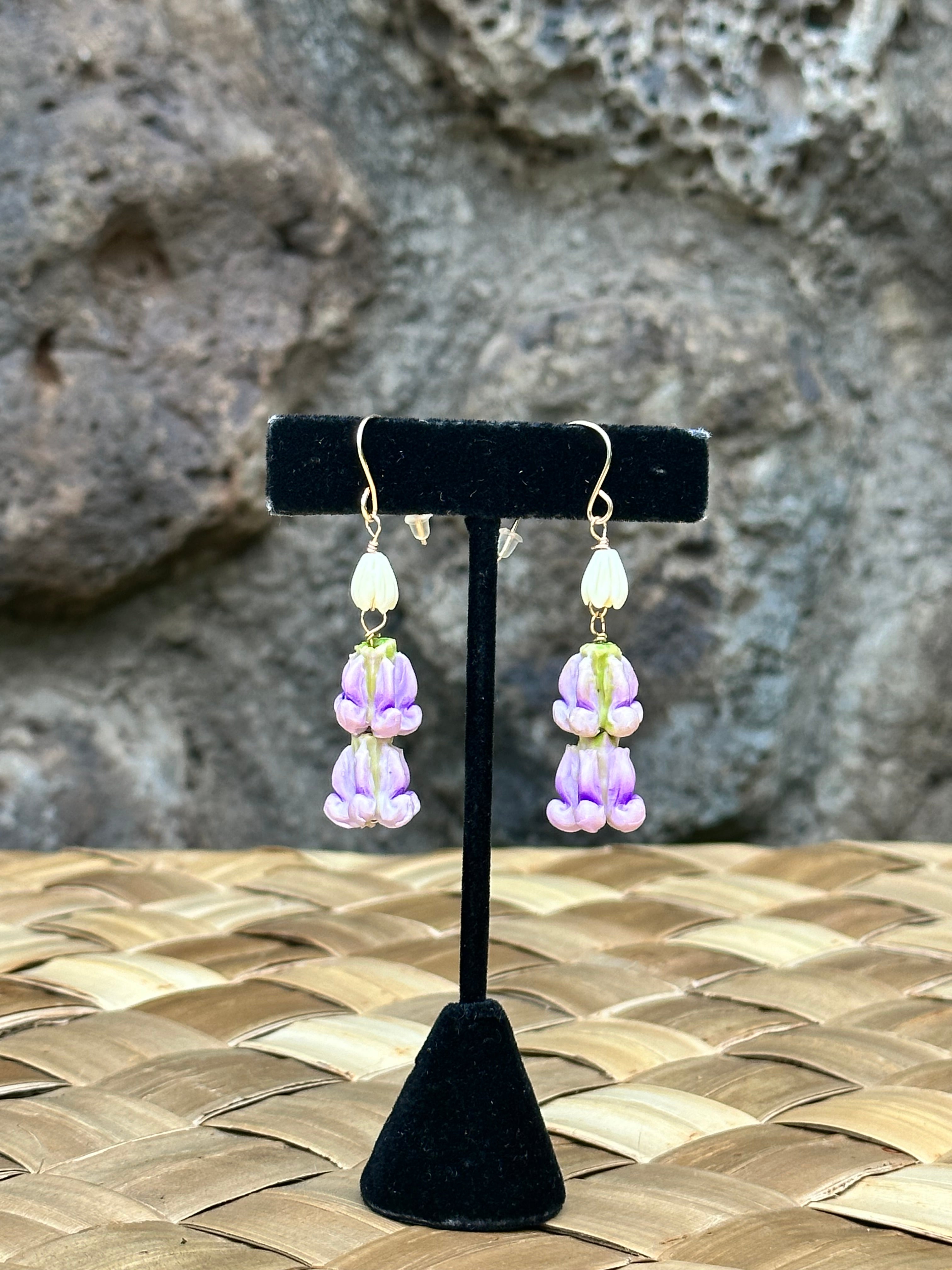 Mother of Pearl Pikake & Purple Crown – Aloha wanders